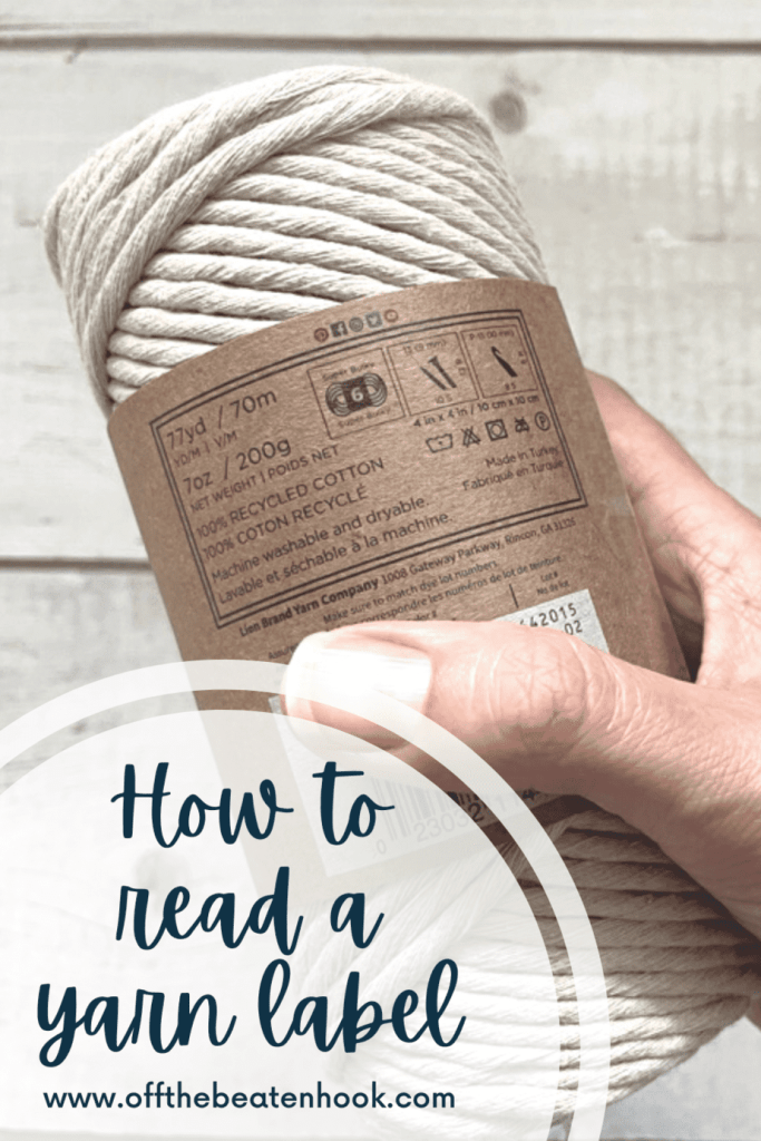 How to Read Yarn Labels + Video Tutorial