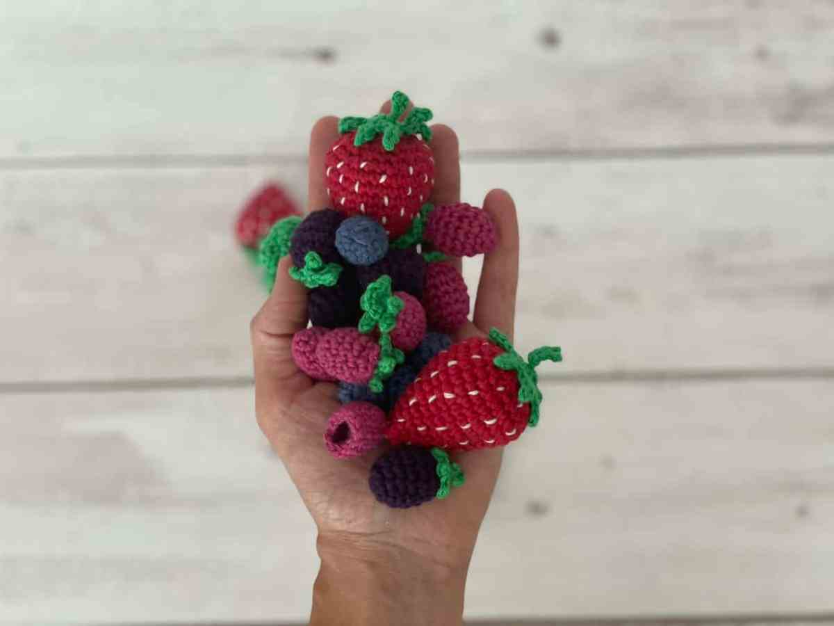 Blueberry Crochet Pattern - Free + Easy Stash Buster!