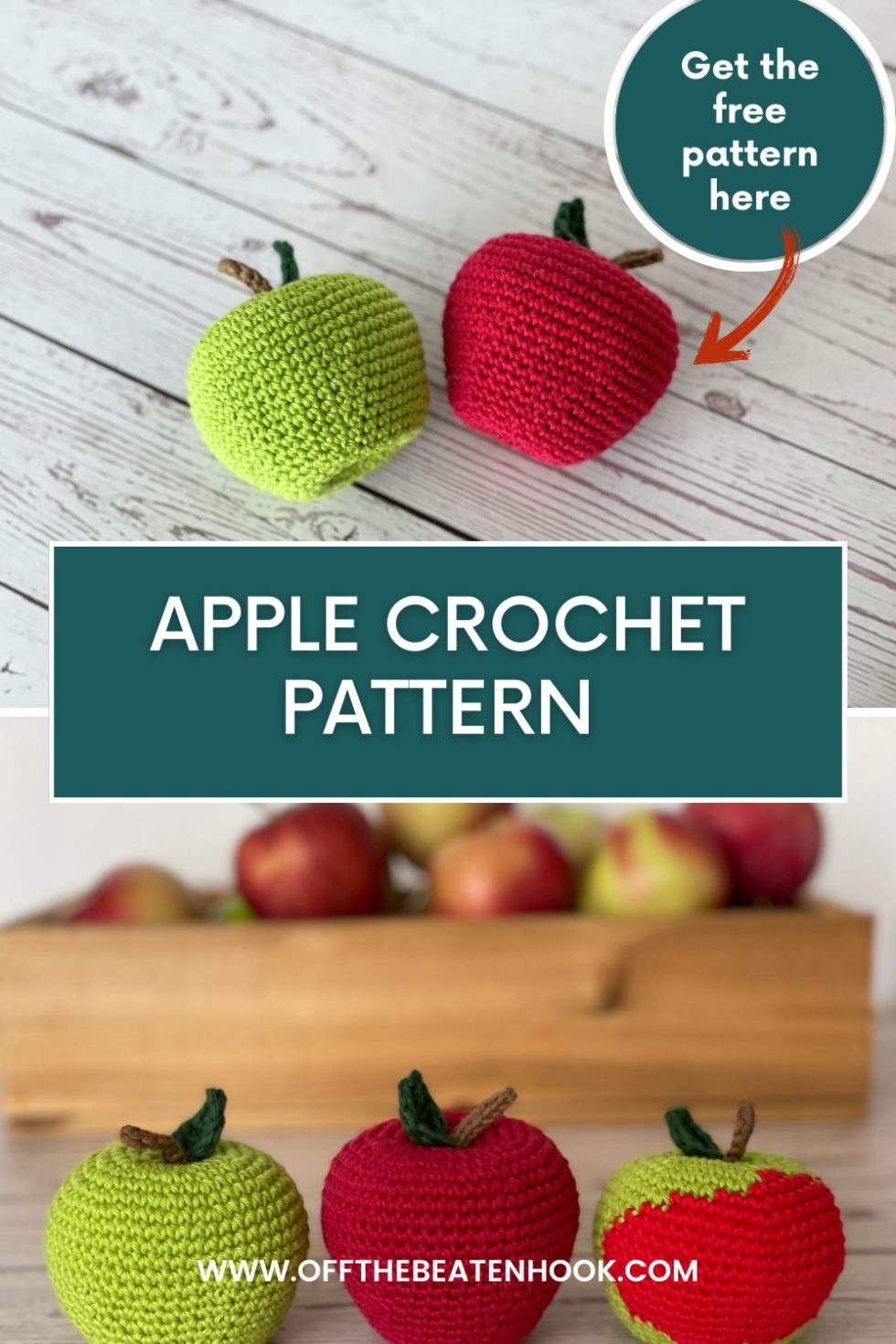 Crochet Apple Pattern: Free and Easy DIY Apple!