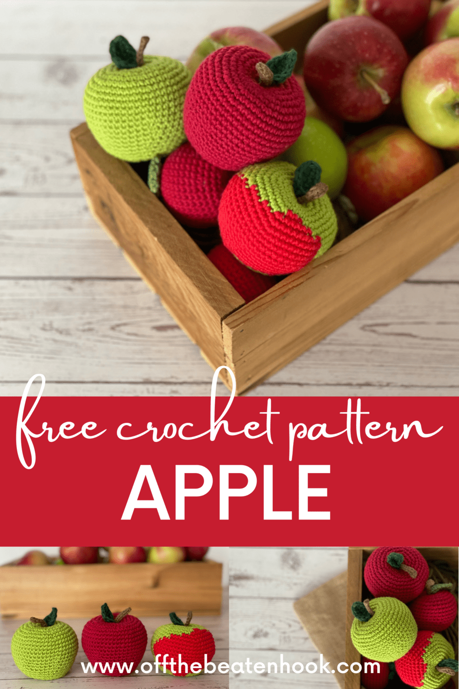 Crochet Apple Pattern: Free and Easy DIY Apple!