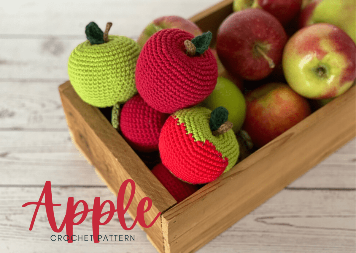 Crochet Apple Pattern: Free and Easy DIY Apple!