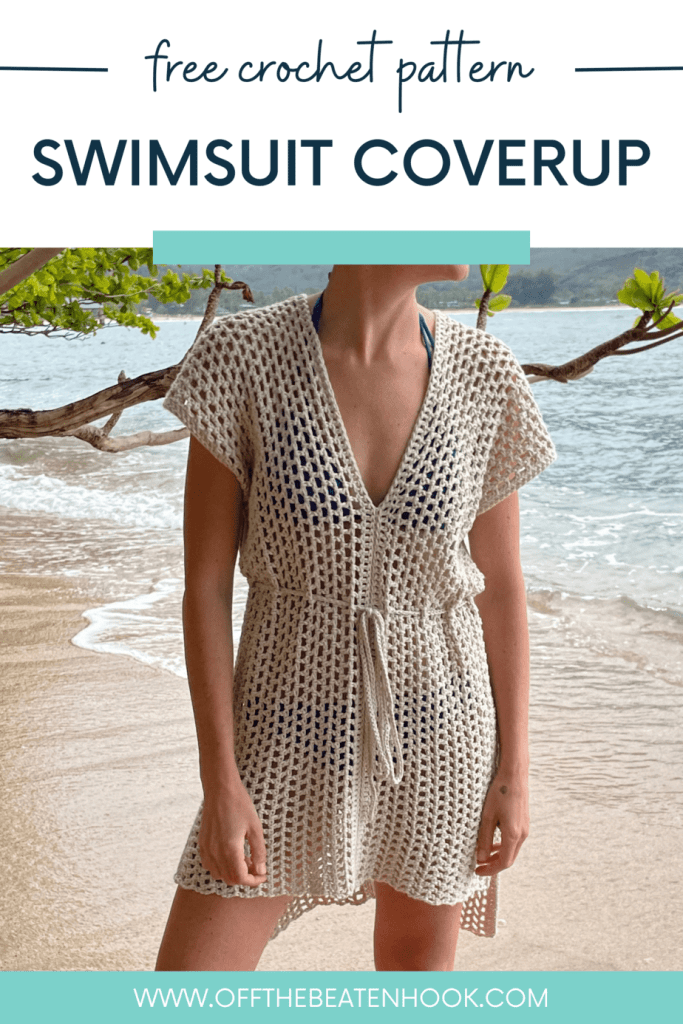 Crochet Beach Cover up - Free Pattern + Video Tutorial