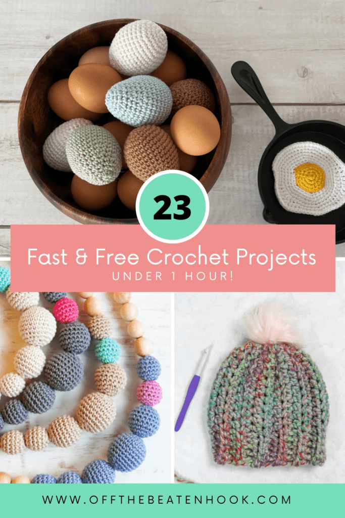 Fast and Easy Crochet Projects: 23 Free Patterns (Under 1 Hour!)