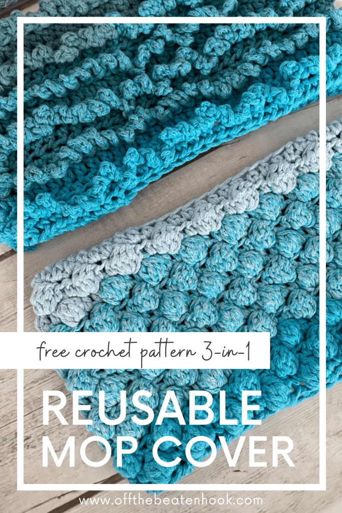 Crochet Swiffer Cover Pattern: Free 3-in-1 Wet & Dry Mop Covers