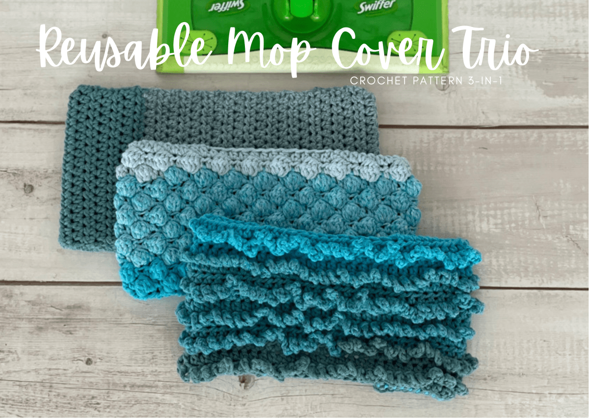 Crochet Swiffer Cover Pattern: Free 3-in-1 Wet & Dry Mop Covers