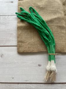 Green Onion Free Crochet Pattern + Video Tutorial - Off the Beaten Hook