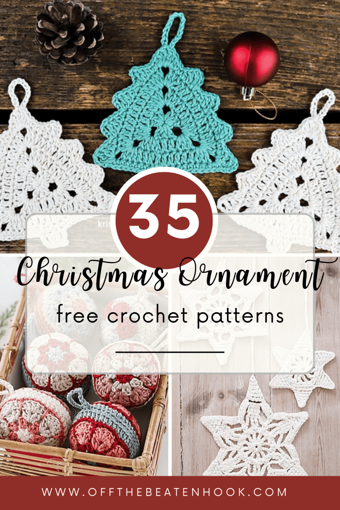 Crochet Christmas Ornaments Patterns: 35 Free Patterns