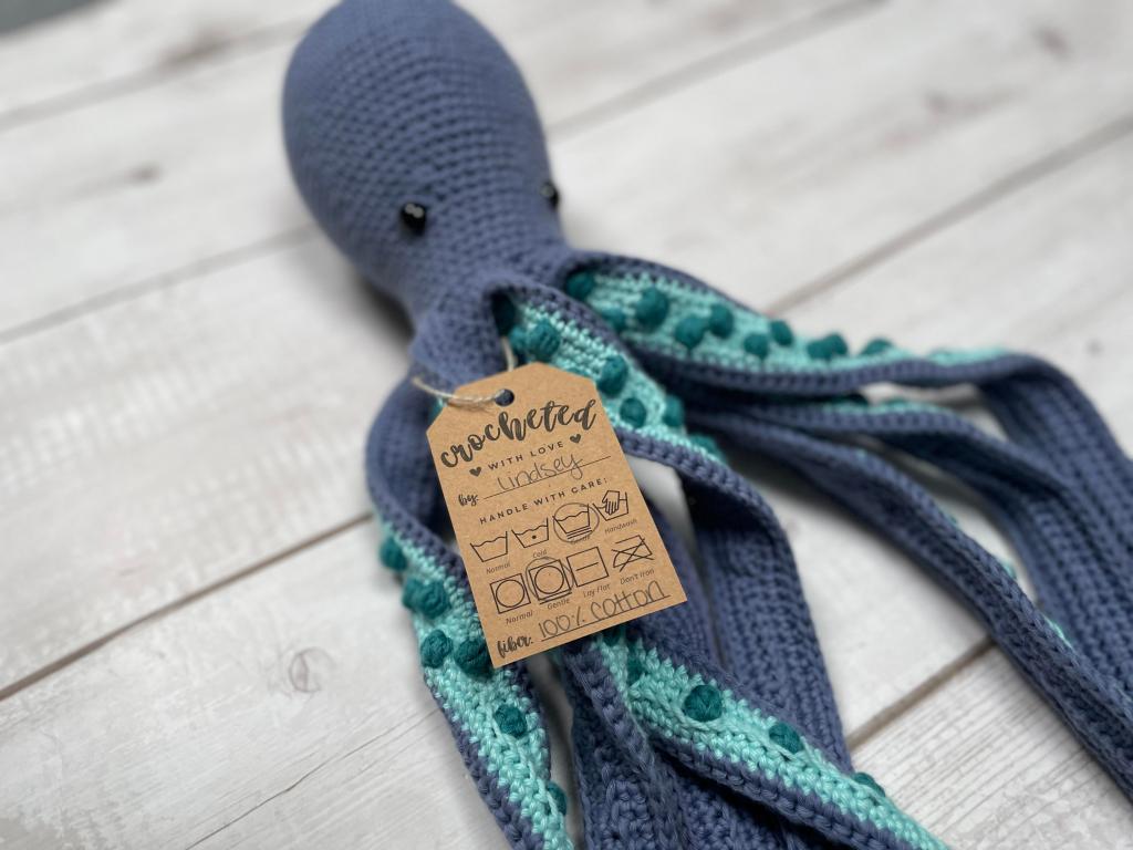 Crochet Care Tags: Free Printable Laundry Instructions