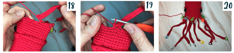 Squid Crochet Pattern: Free Pattern + Video Tutorial