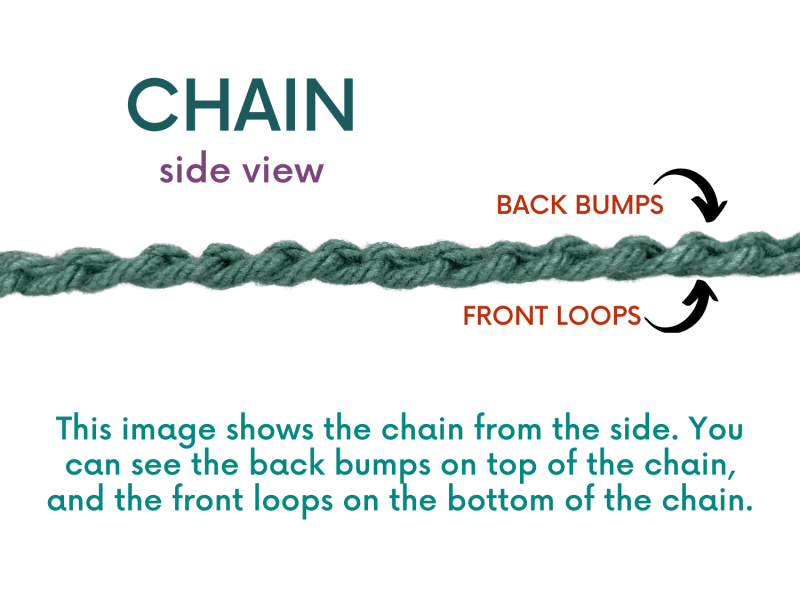 Back Bump Crochet Chain: How to for Beginners