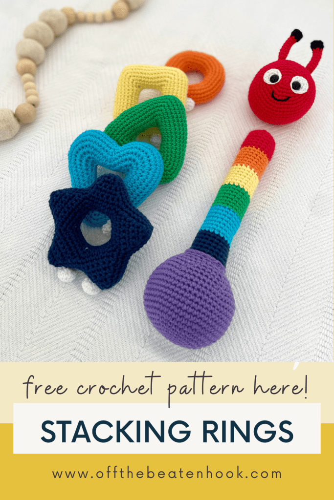 Crochet Stacking Toy: Free Pattern + Video Tutorial