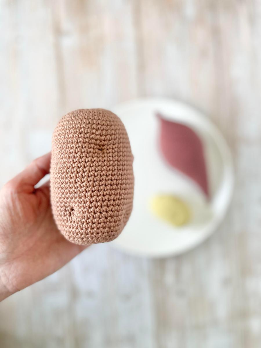 Potato Crochet Pattern: Free Russet, Golden, and Sweet Potatoes