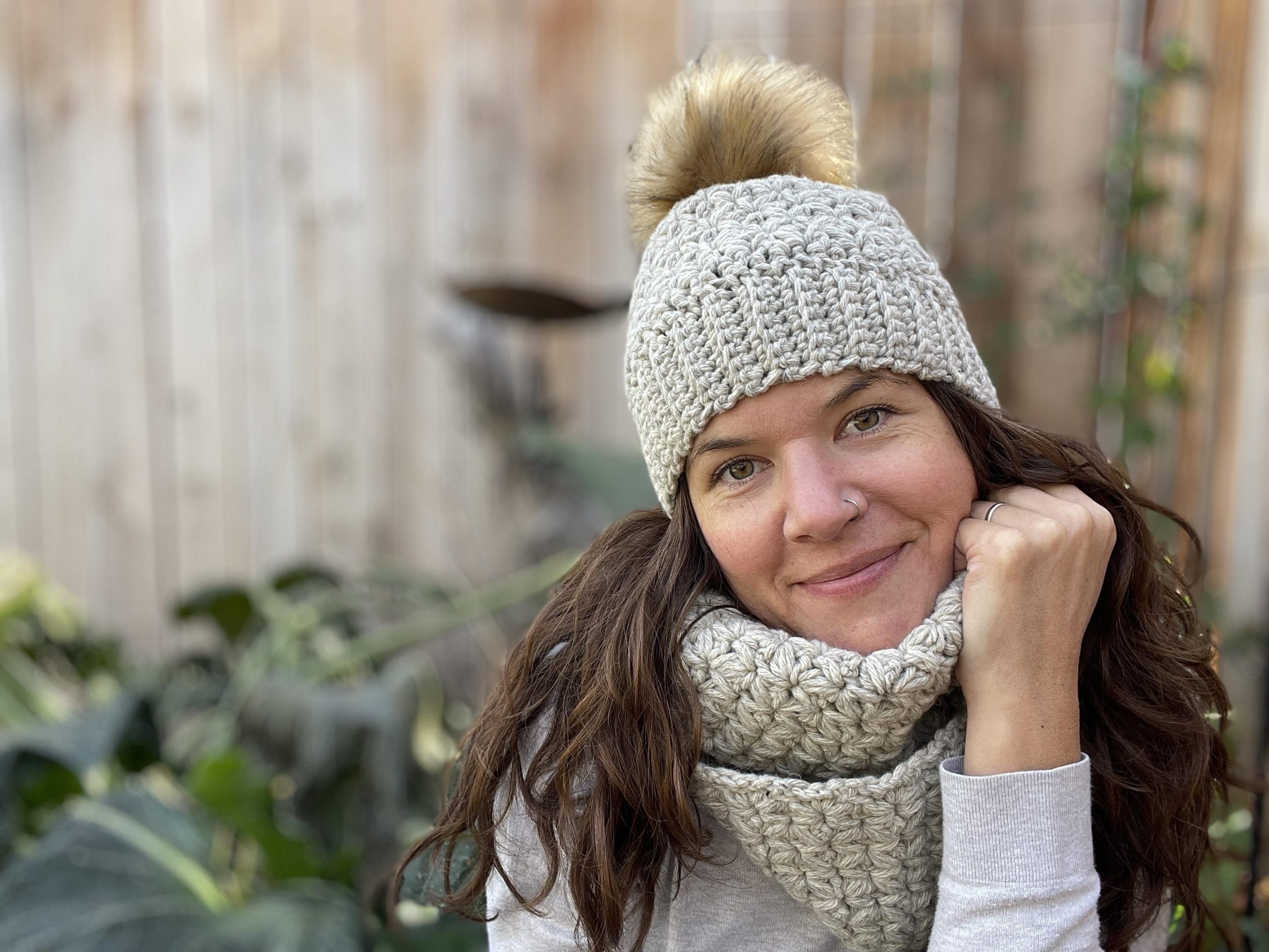 Crochet Hat and Scarf Pattern: The Halcyon Free Pattern Set