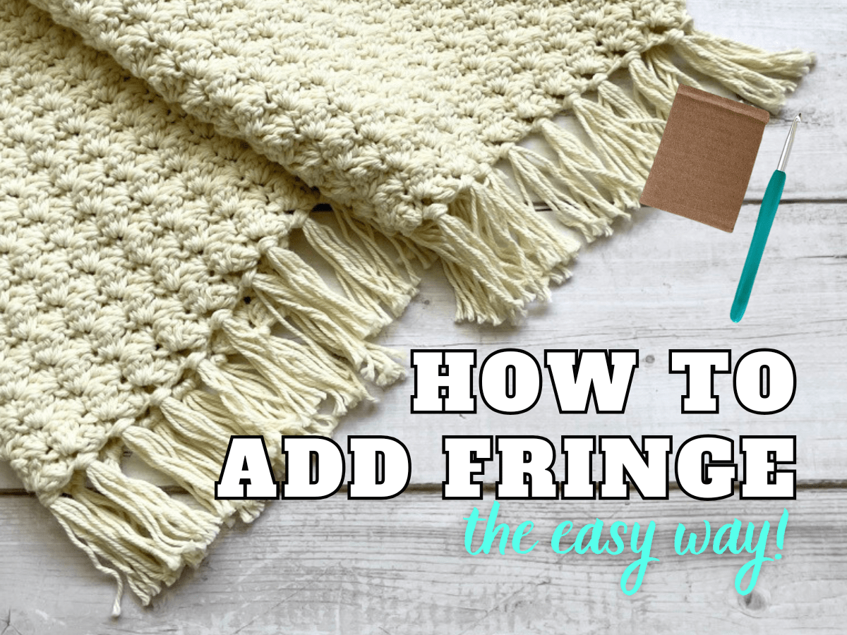 Scarf Fringe: How to Add Fringe to a Scarf or Blanket Step-by-Step