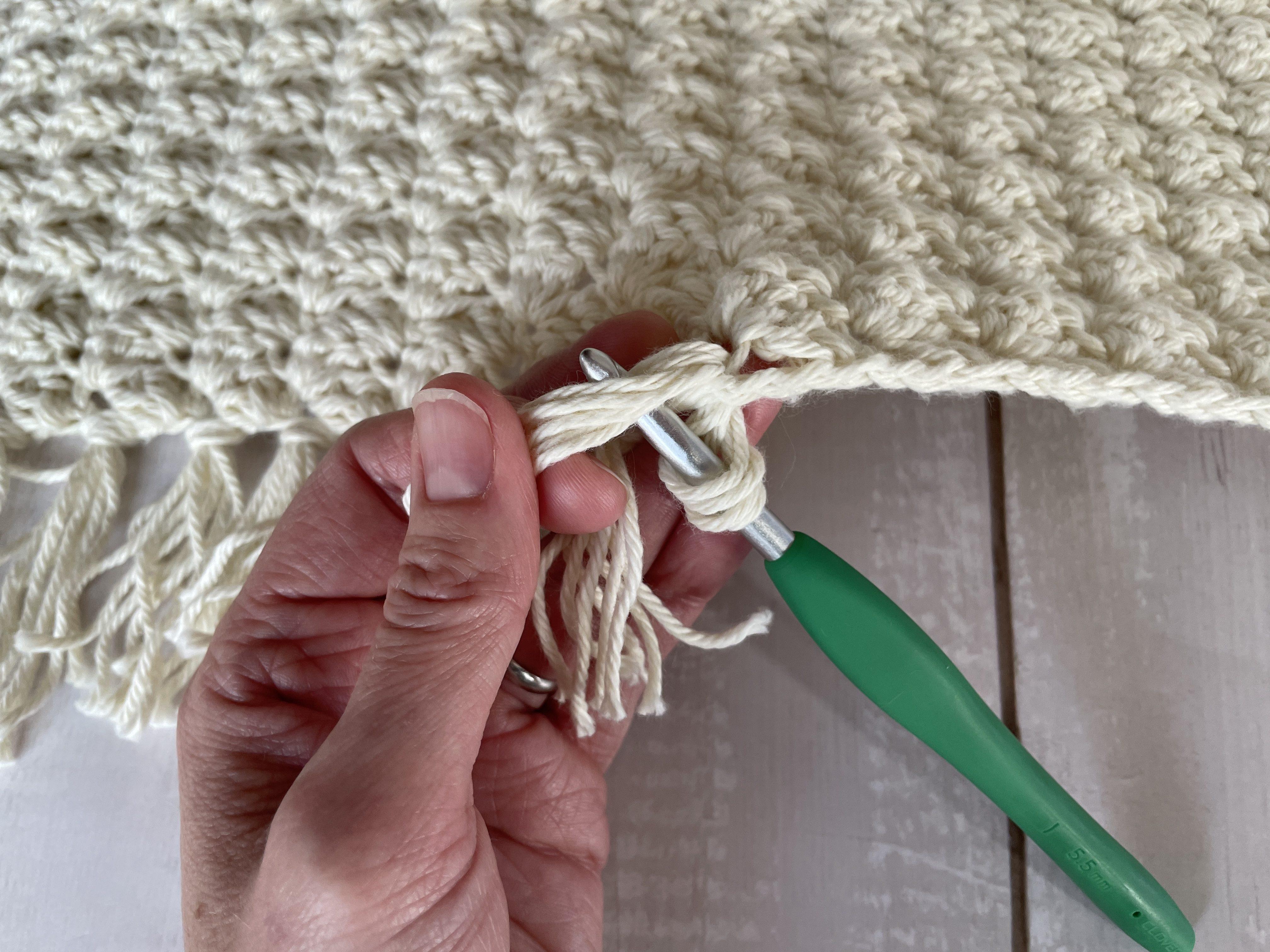 Scarf Fringe: How to Add Fringe to a Scarf or Blanket Step-by-Step