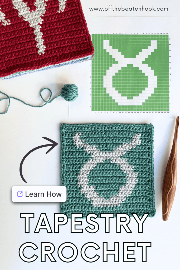 Taurus Zodiac Crochet Pattern: Free Grid Pattern + Video Tutorial