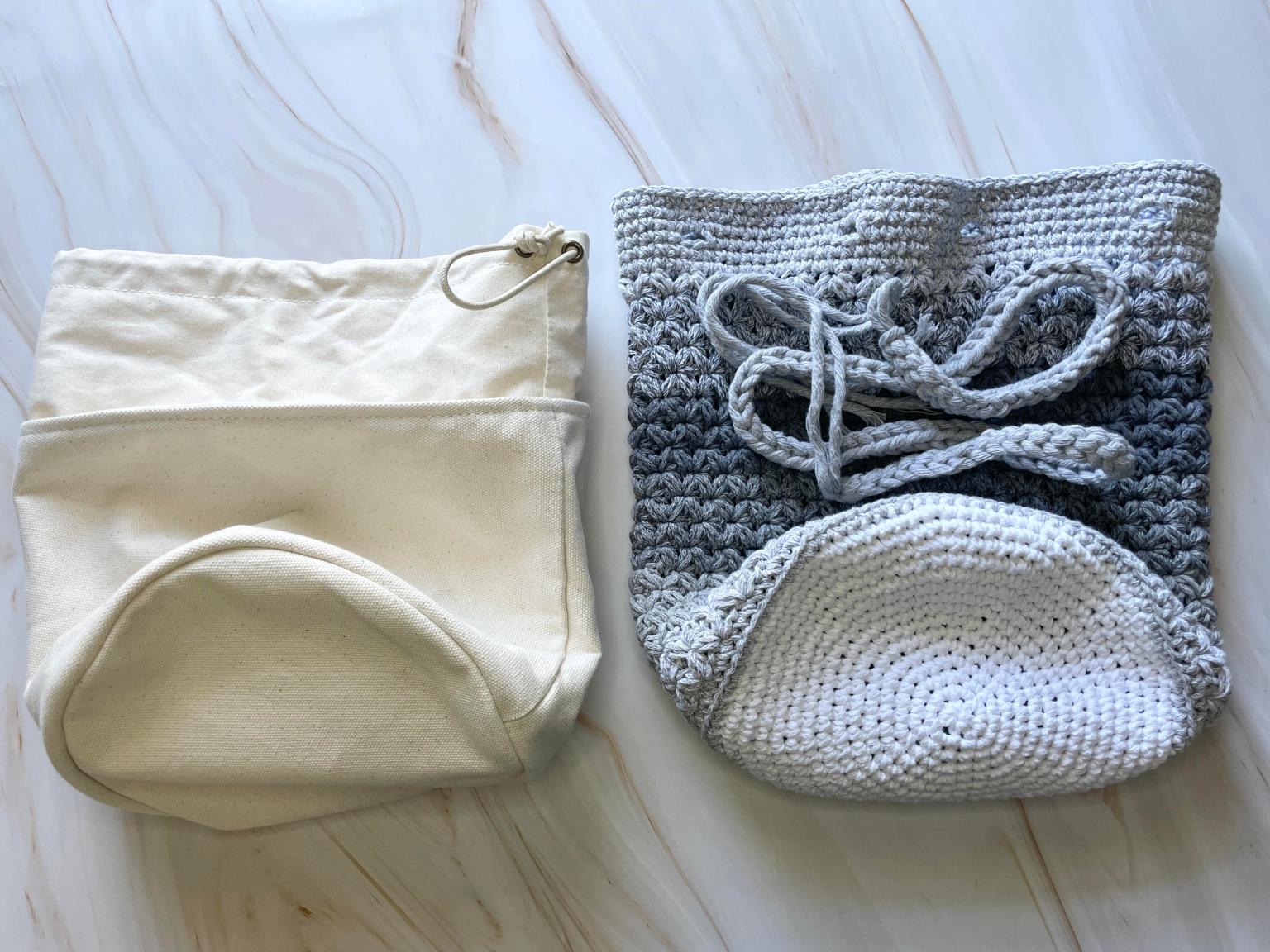 Crochet Drawstring Bag: Free Pattern + Video Tutorial