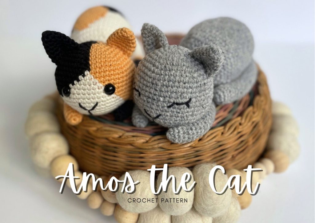 Free Crochet Cat Pattern - Beginner Calico Cat Loaf