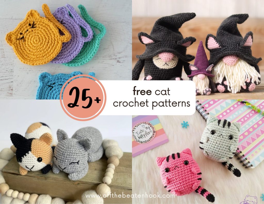 25+ Free Crochet Cat Patterns