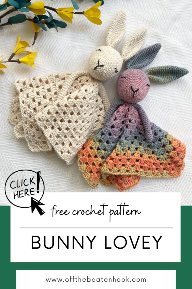 Bunny Lovey Crochet Pattern: Free & Easy Baby Gift