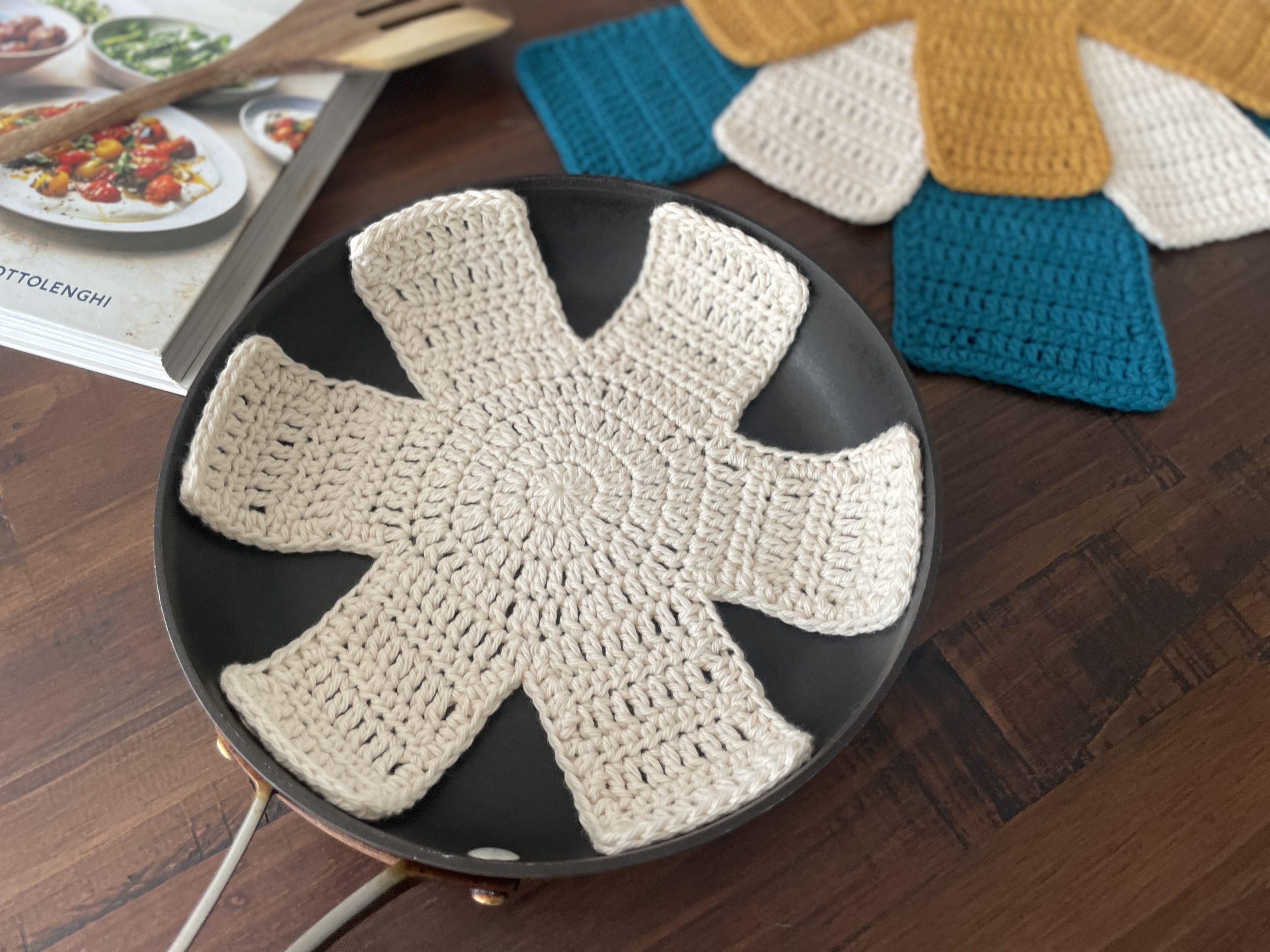 Crochet Pan Protectors: Free Pattern & Video Tutorial
